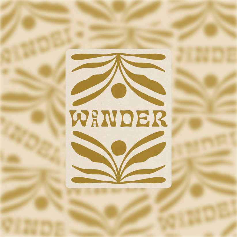 Wonder and Wander Vinyl Sticker | Adventure | Wanderlust | Wanderer ...