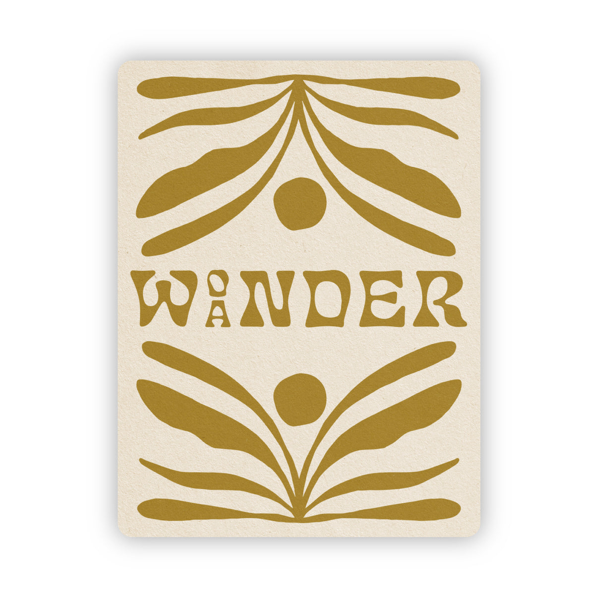 Wonder and Wander Vinyl Sticker | Adventure | Wanderlust | Wanderer ...